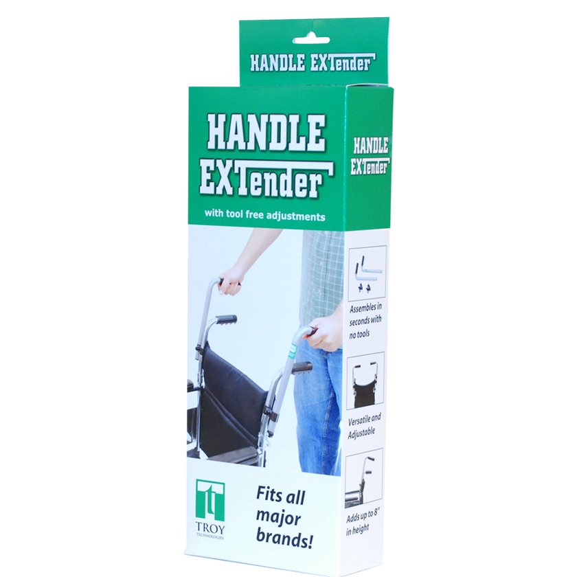 Wheelchair Push Handle Extensions (Heavy Duty) – FLUX Daily Living ...